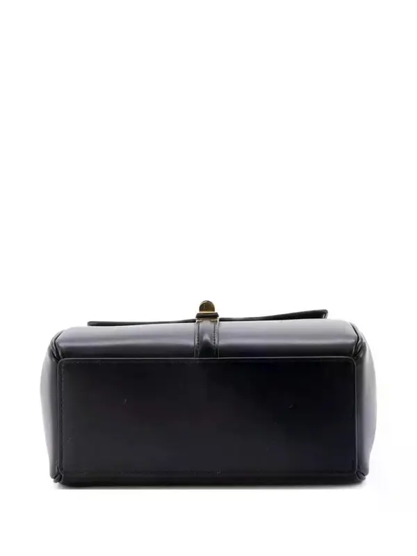 Celine 16 Mini Satchel Top Handle Bag - Black