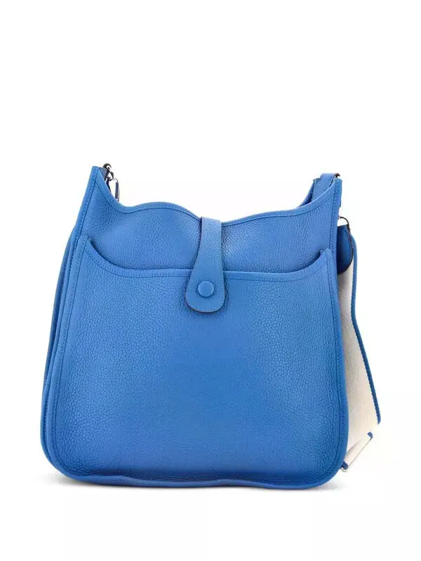 Hermès Evelyne Iii Clemence Gm Crossbody Bag - Blue