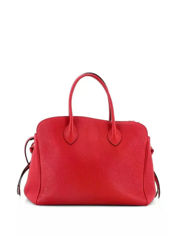 LOUIS VUITTON Milla Mm Satchel Veau Nuage Calfskin Handbag - Red
