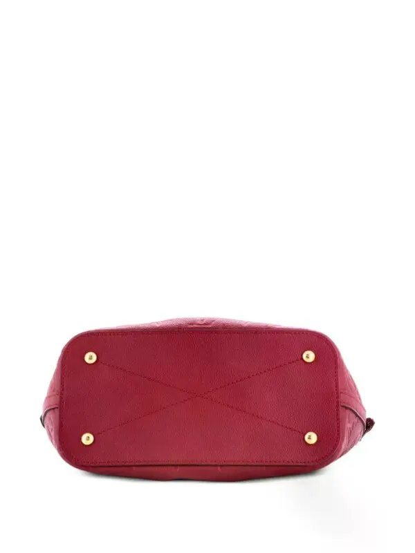LOUIS VUITTON Mazarine Handbag Monogram Empreinte Leather Pm Satchel - Red