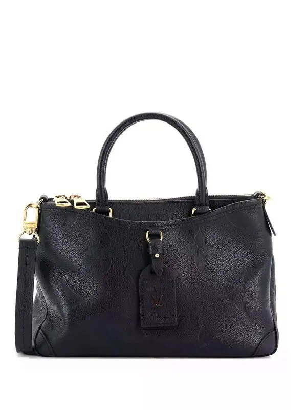 LOUIS VUITTON Trianon Handbag Monogram Empreinte Giant Pm - Black