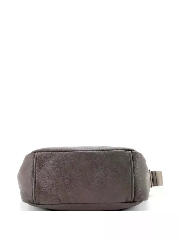 Prada Zip Vitello Daino Large Shoulder Bag