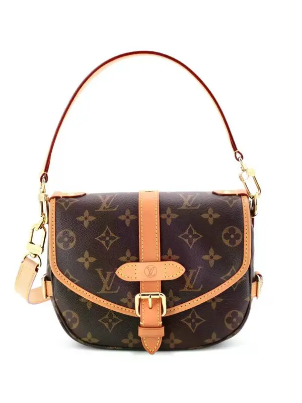 LOUIS VUITTON Saumur Handbag Monogram Canvas Bb - Brown