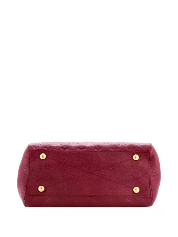 LOUIS VUITTON Montaigne Handbag Monogram Empreinte Leather Mm - Purple
