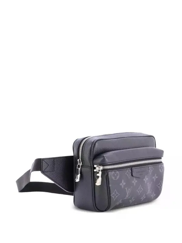 LOUIS VUITTON Outdoor Bumbag Monogram Taigarama - Black