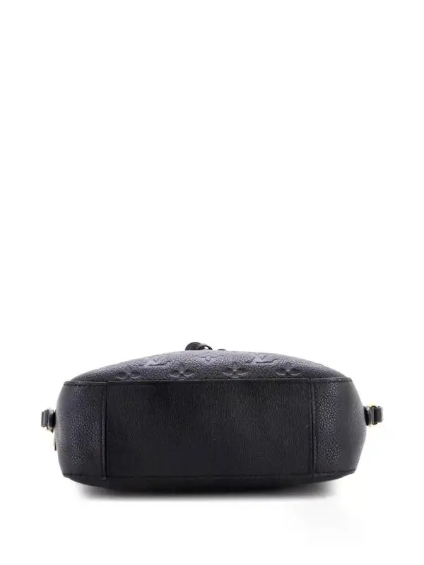 LOUIS VUITTON Saintonge Monogram Empreinte Leather Crossbody Bag - Black