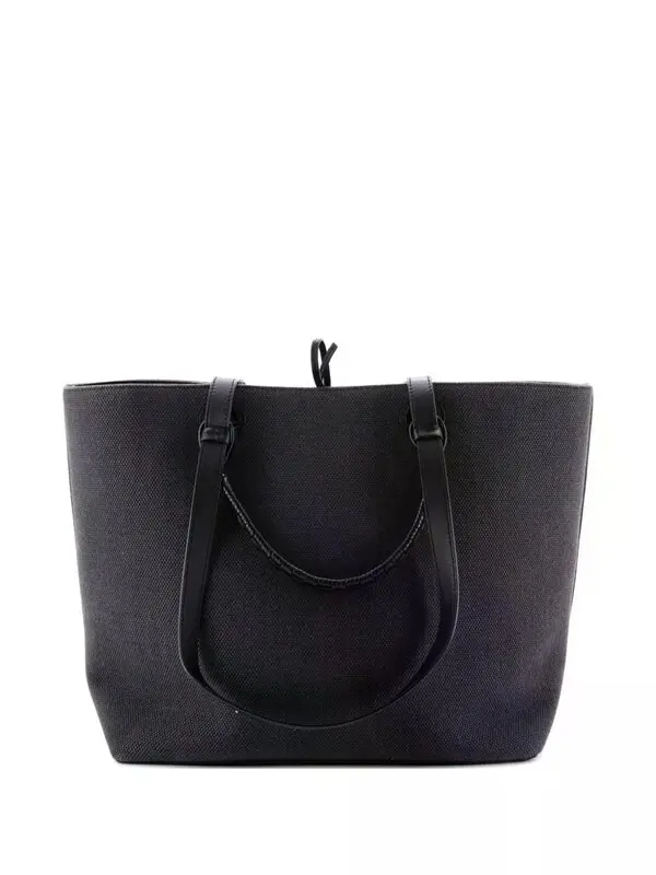 Loewe Anagram Square Basket Canvas Medium Tote Bag