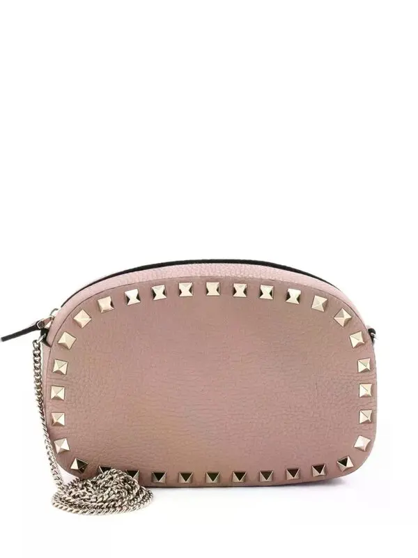 Valentino Garavani Rockstud Chain Camera Small Crossbody Bag - Pink