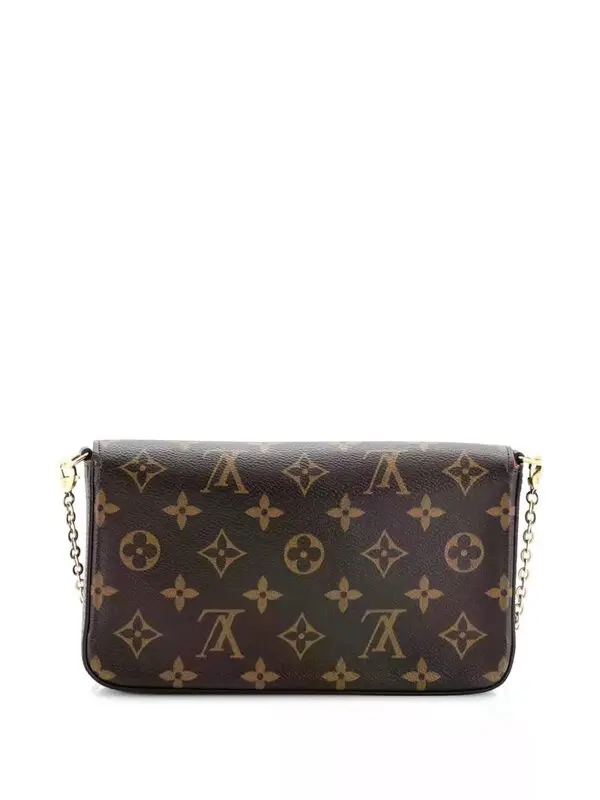 LOUIS VUITTON Felicie Pochette Limited Edition Vivienne Xmas Monogram - Brown
