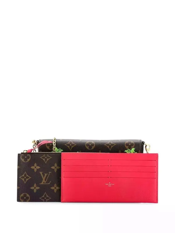 LOUIS VUITTON Felicie Pochette Limited Edition Vivienne Xmas Monogram - Brown