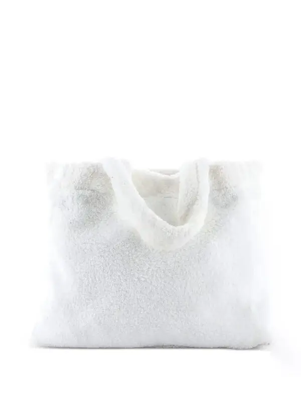 Prada Logo Terry Cloth Tote Bag