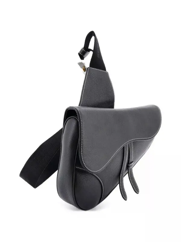 Dior Saddle Leather Crossbody Bag