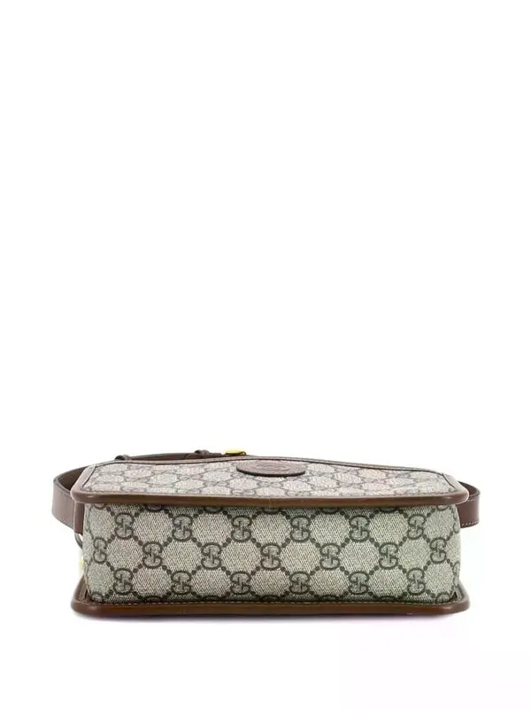 Gucci Interlocking G Patch Camera Bag Gg Coated Canvas Mini