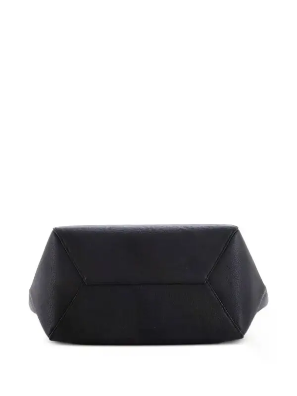 LOUIS VUITTON Lockme Cabas Leather Tote Bag - Black