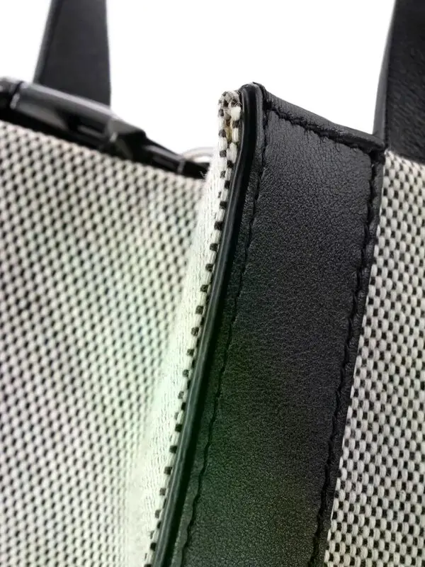 Valentino Garavani Vlogo Signature Canvas And Leather Mini Tote