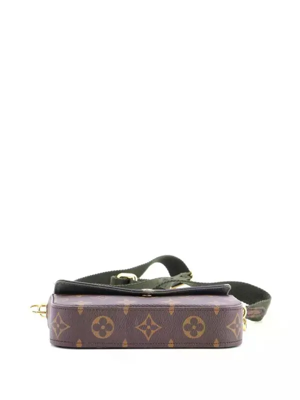 LOUIS VUITTON Felicie Strap & Go Handbag Monogram Canvas - Brown
