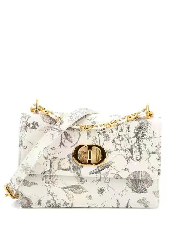 Dior Miss Caro Mini Printed Leather Flap Bag - Multicolour