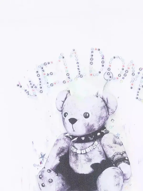 We11Done Punky Teddy-bear Printed T-shirt