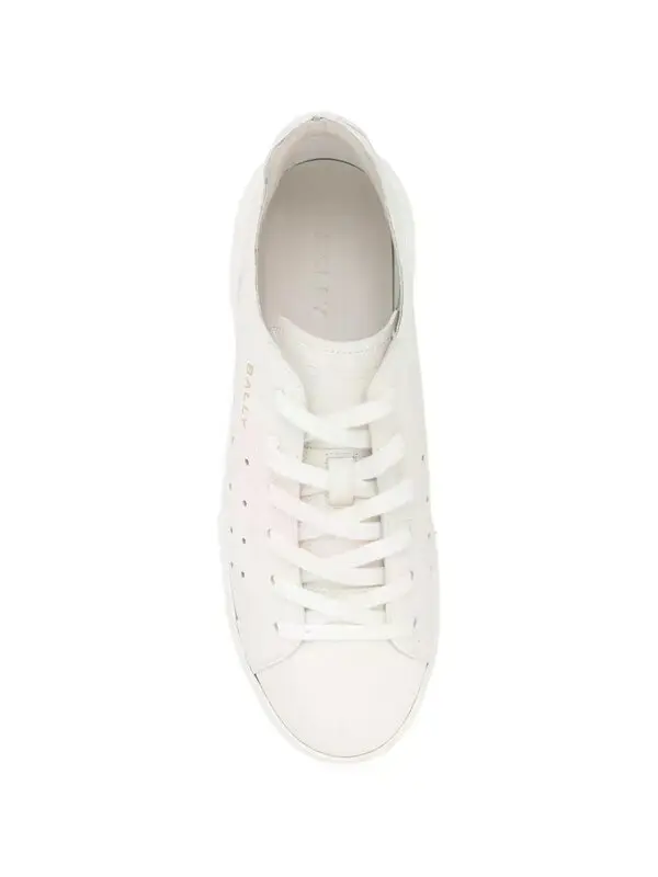 Bally Lift Leather Sneakers - Neutrals