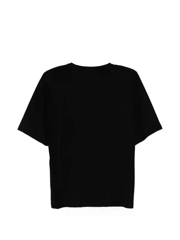 Joshua Sanders Smiley-print T-shirt - Black
