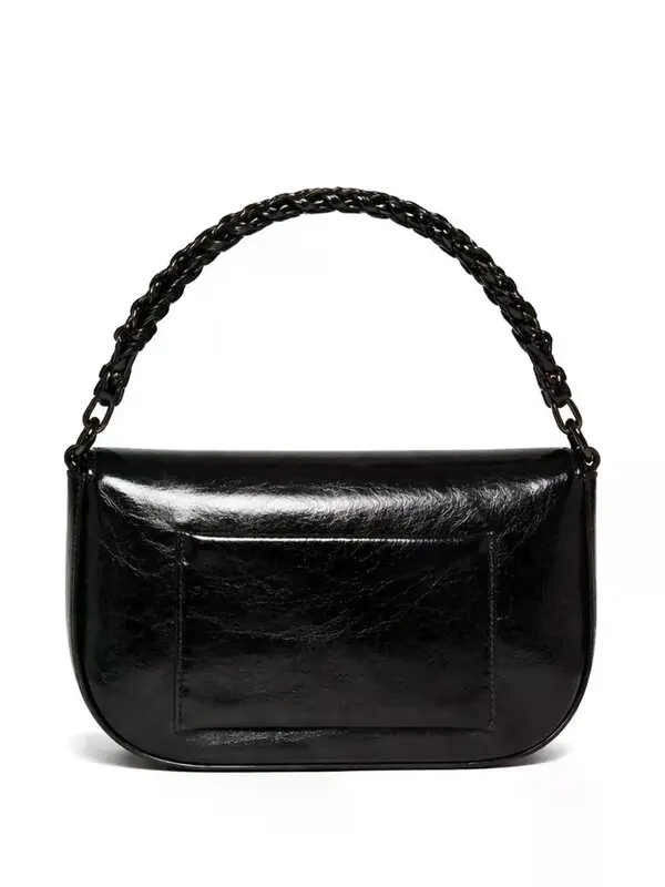 John Richmond Mini Braided-handle Shoulder Bag - Black