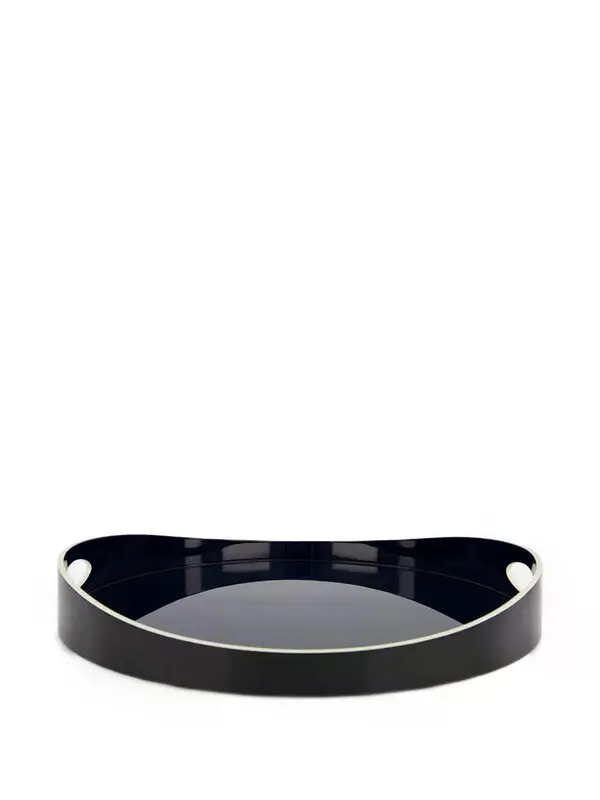 MAISON SARAH LAVOINE Basile Oval Tray - Black