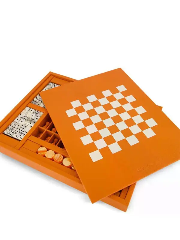 HECTOR SAXE Multi-game Leather Box