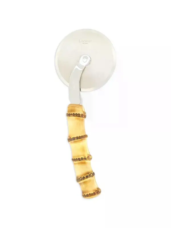 LORENZI MILANO Bamboo Root Pizza Slicer - Neutrals