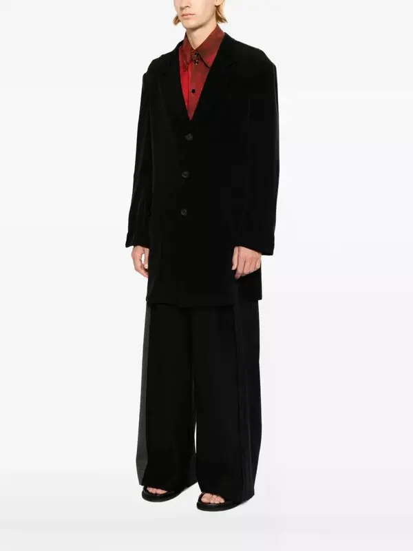 Yohji Yamamoto Buttoned-cuffs Blazer