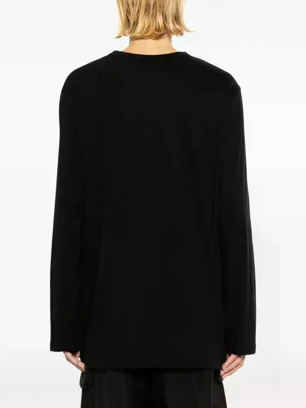 Yohji Yamamoto Printed Long-sleeve T-shirt