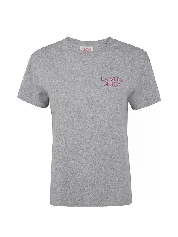 MC2 SAINT BARTH Emilie Embroidered T-shirt
