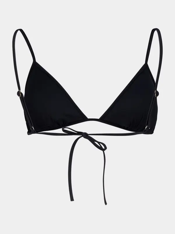 Emilio Pucci Vivara Print Triangle Bikini Top - Orange