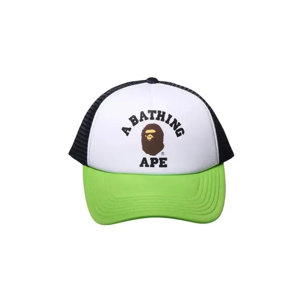 A BATHING APE College Mesh Cap - Green