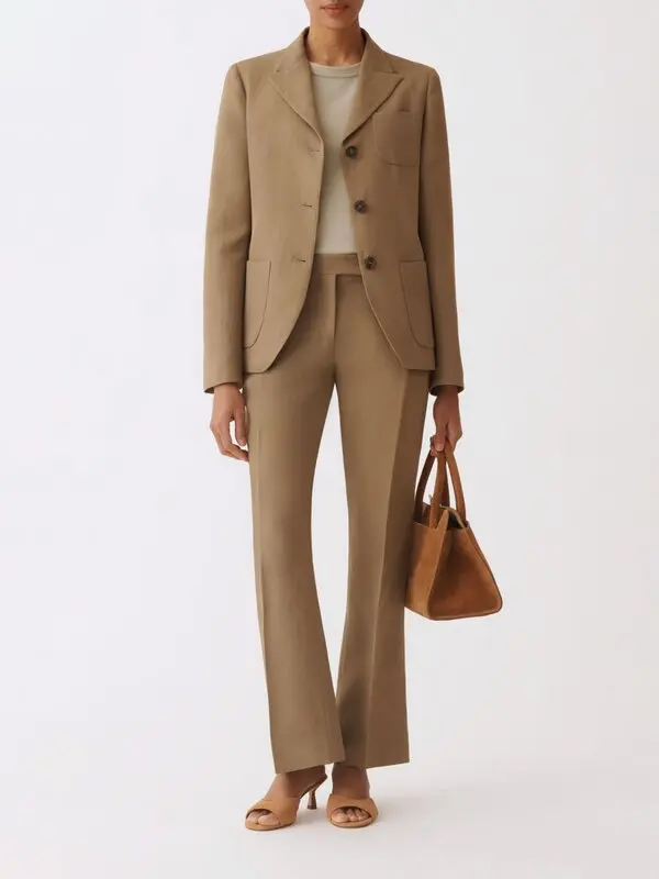 Fabiana Filippi Tailored Linen Blend Trousers