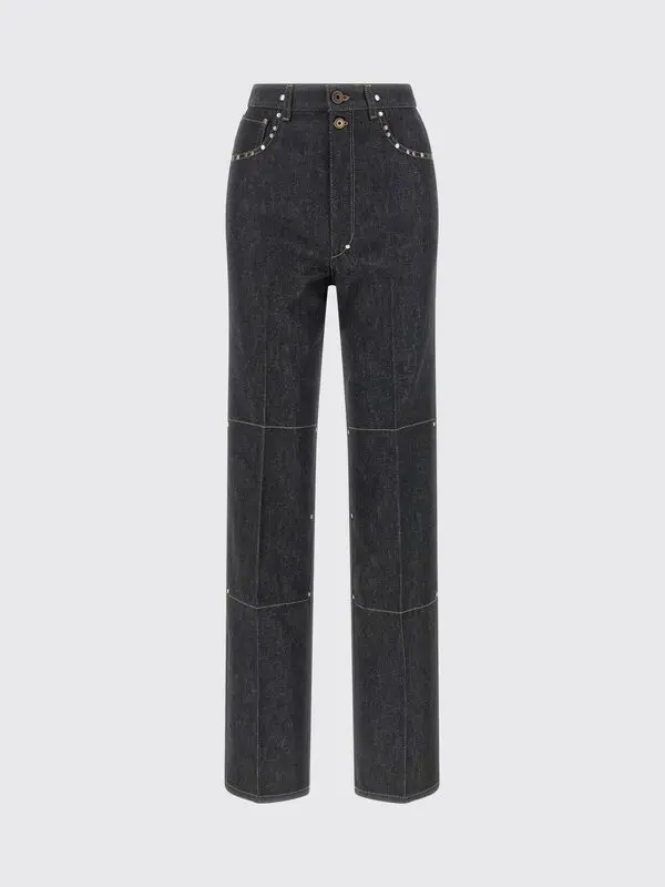 LEMAIRE Straight Cotton Denim Jeans - Black
