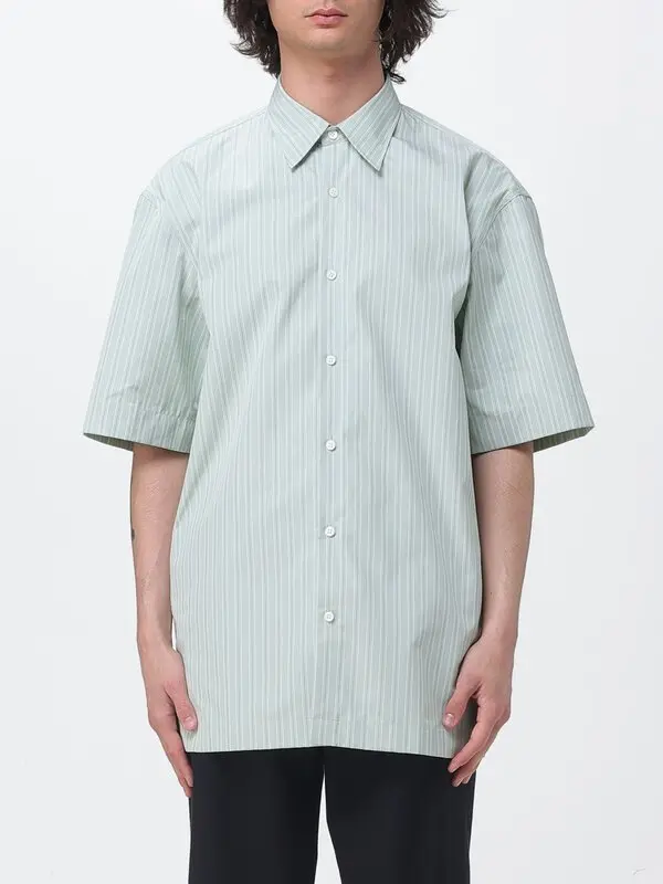 Dries Van Noten Striped Cotton Shirt - Green