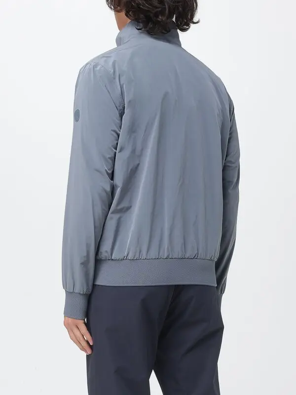 PEOPLE OF SHIBUYA Polyester Bomber Jacket - Gnawed Blue