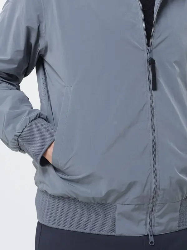 PEOPLE OF SHIBUYA Polyester Bomber Jacket - Gnawed Blue