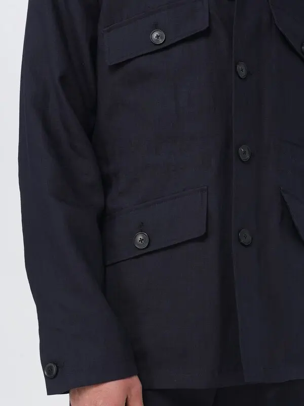 Paul Smith Linen Shirt Jacket - Blue