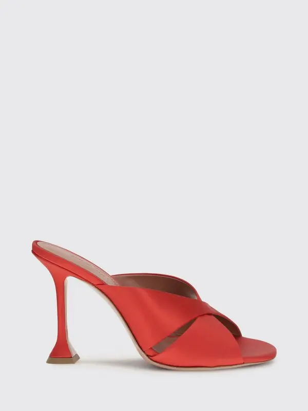 Amina Muaddi Heeled Sandals - Red