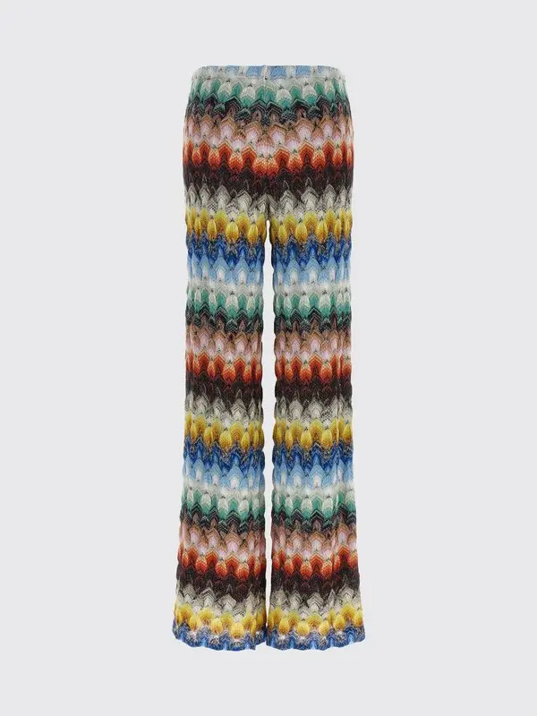 Missoni Jersey Palazzo Trousers With Abstract Pattern
