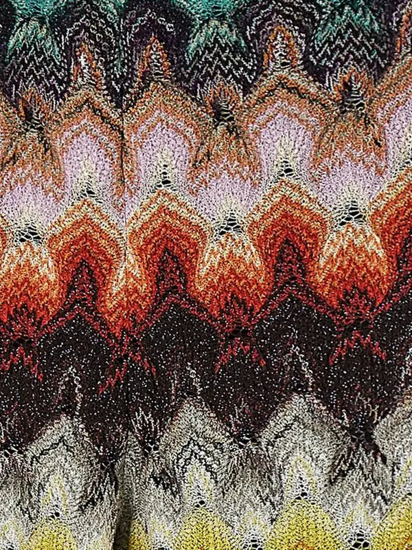 Missoni Jersey Palazzo Trousers With Abstract Pattern