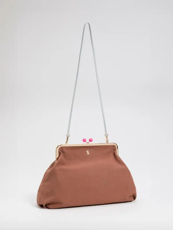 TWINSET Myfo Clutch - Brown