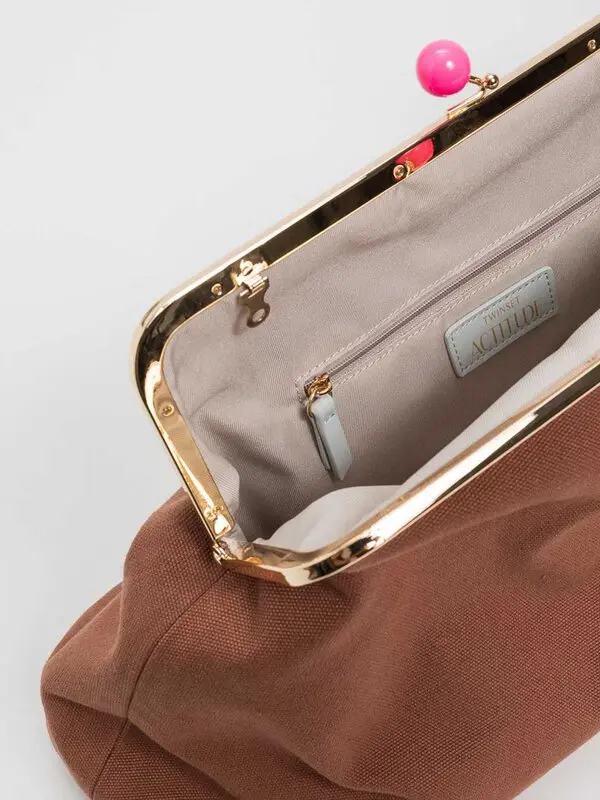 TWINSET Myfo Clutch - Brown
