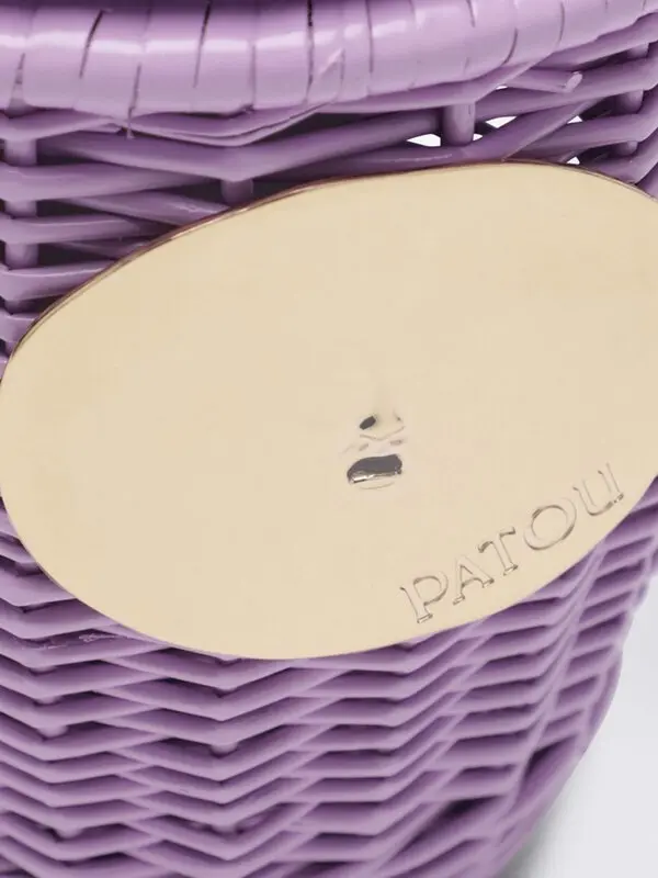 PATOU Wicker Bucket Bag - Violet