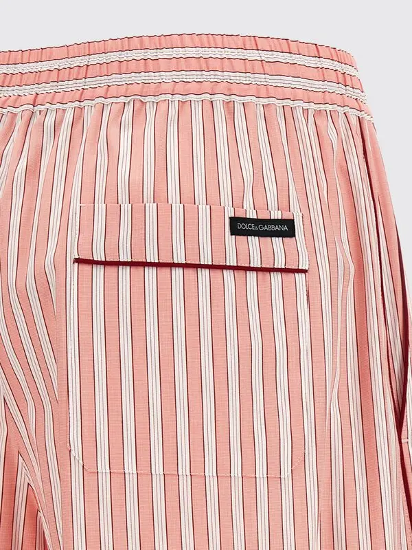 Dolce & Gabbana Striped Wide-leg Silk-blend Jogging Trousers