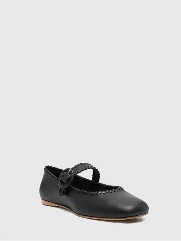PALOMA BARCELO Nappa Leather Mary Jane Ballet Flats