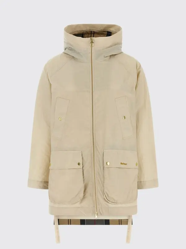 Barbour Hooded Coat - Beige