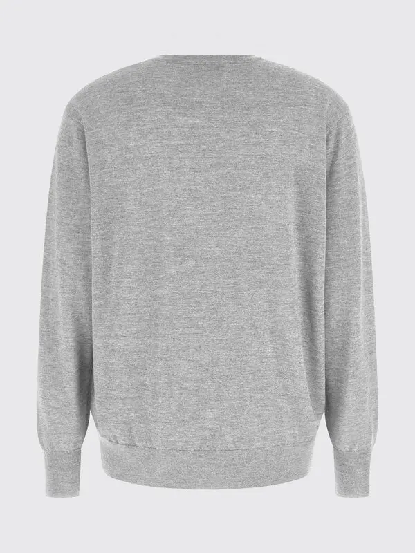 Dries Van Noten V-neck Embellished Sweater - Grey