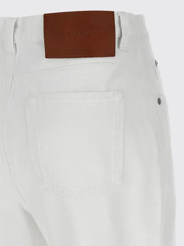 Victoria Beckham Mid-rise Straight-leg Jeans In Cotton Denim